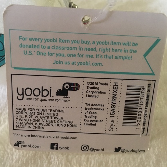 Yoobi | Bags | 32 Free Gift Yoobi Nwt Rainbow Bag Keychain | Poshmark